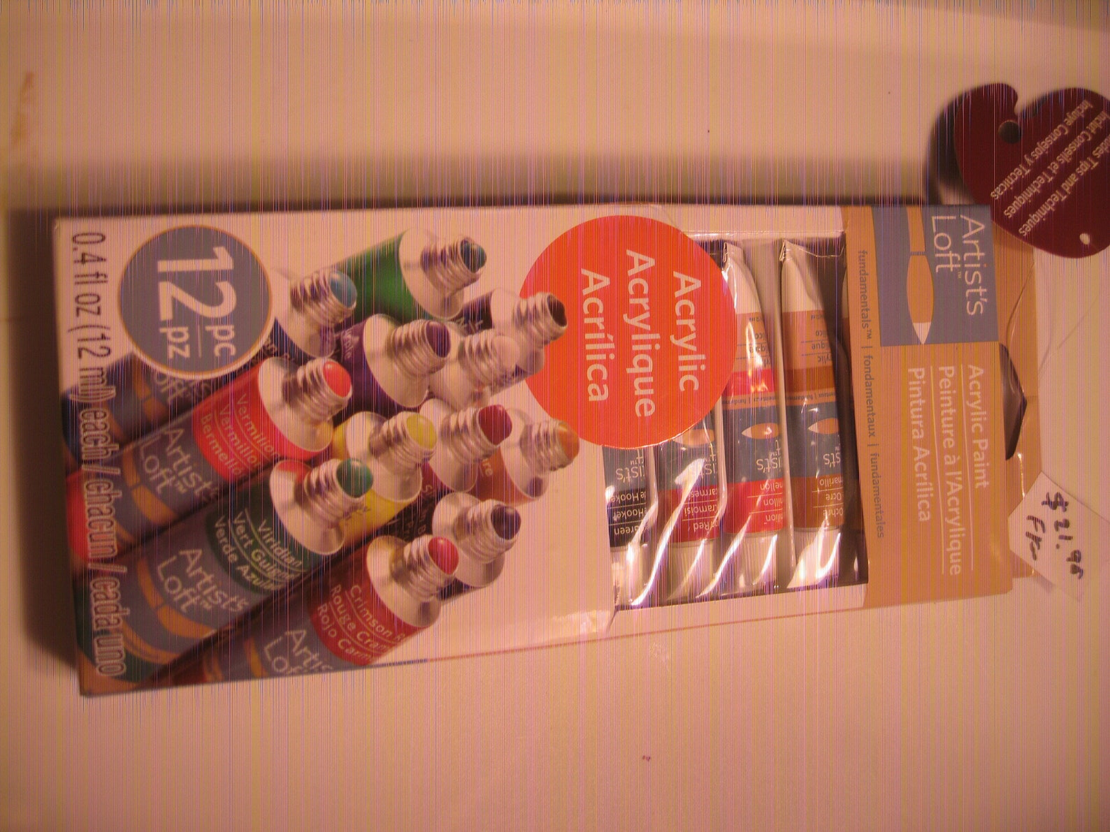 Gift Artist's Loft Acrylic Paint Set of 12 Pc 0.4 Fl Oz Each Creative ...