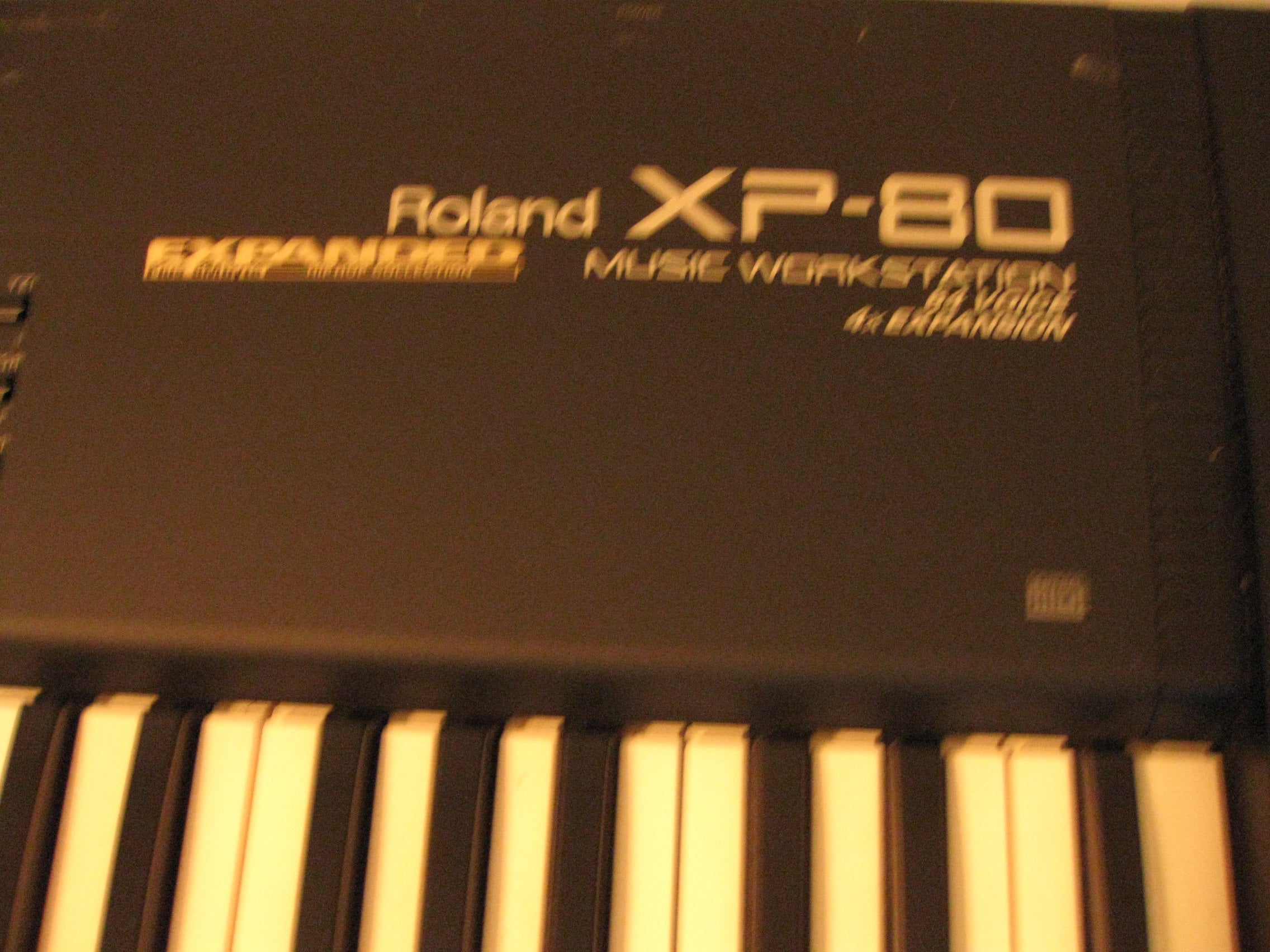 Roland XP-80 Synthesizer Keyboard DVD Books 3 Expansion Cards 2 Disks ...