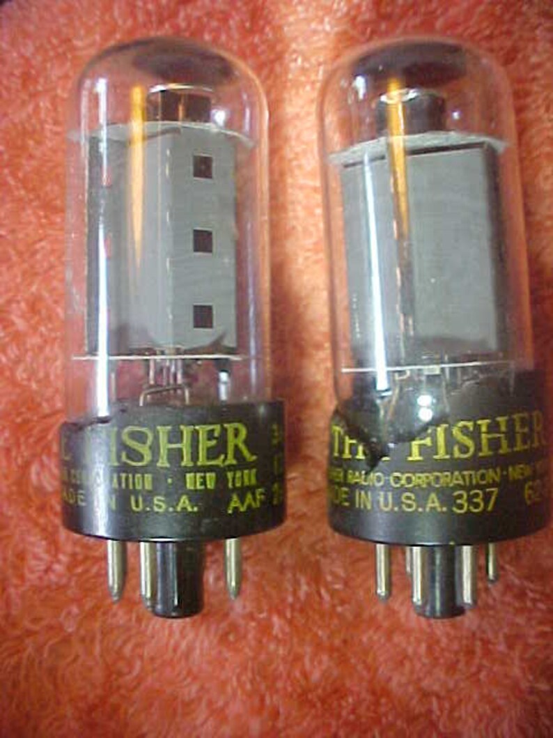 7591 Audio Tubes The Fisher Co NY Tests Strong near matched | Etsy