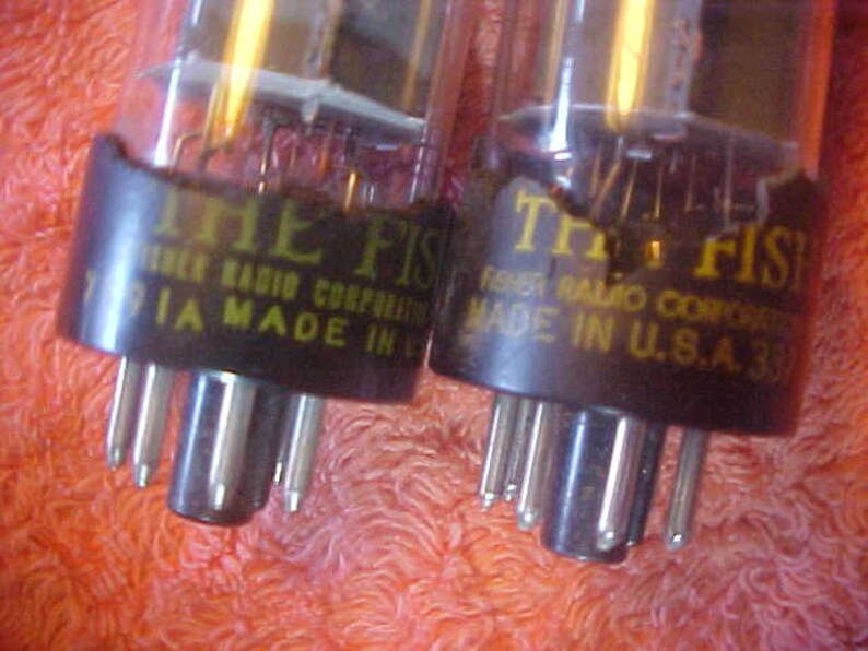 7591 Audio Tubes The Fisher Co NY Tests Strong near matched | Etsy