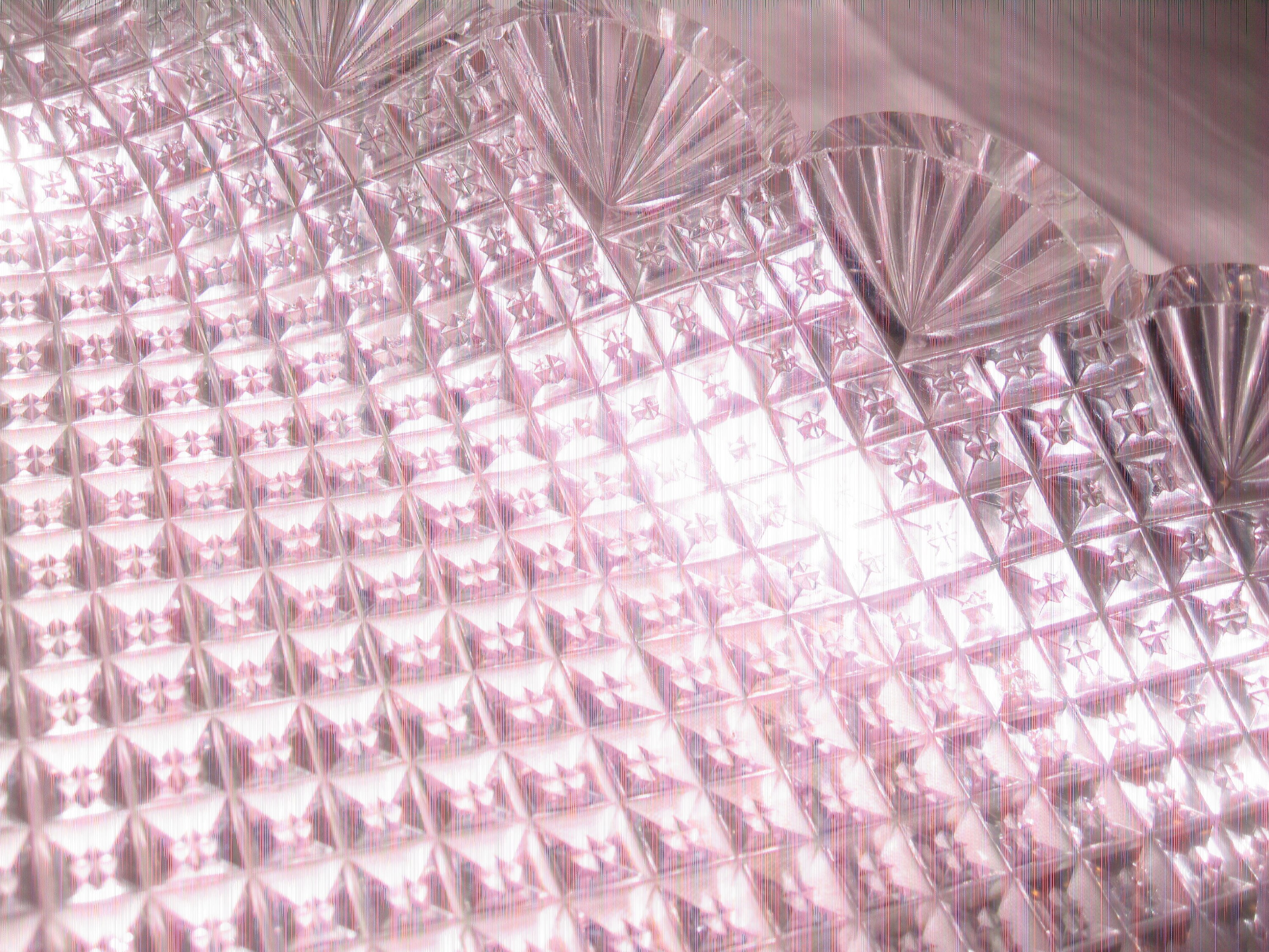 Crystal Bread Dish Low Bowl Lead Crystal Deep American Brilliant Style ...