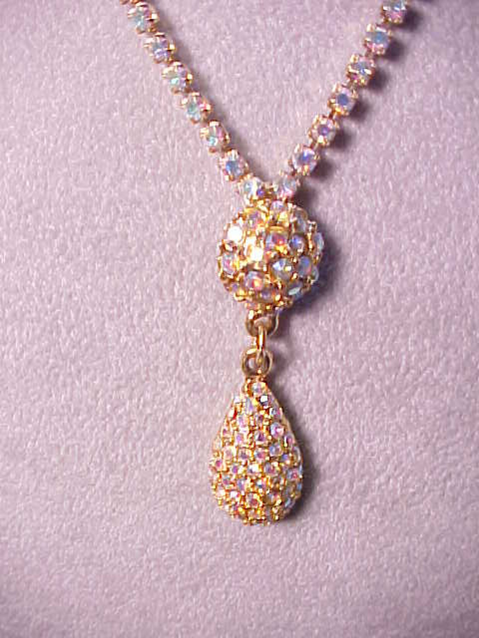 Gift Carole NOS Dainty Sparkling Fashion Pendant Necklace - Etsy