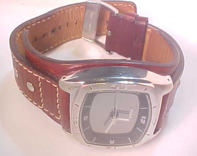 Gift Awesome Fossil Big Tic AM3695 Wristwatch Vintage 90s Watch With ...