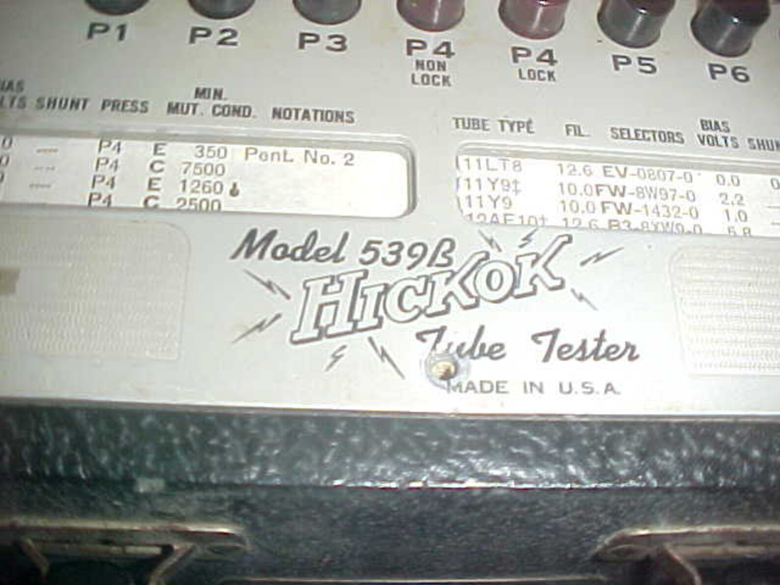 539B Hickok Rare Tube Tester the Top Vintage Tube Tester - Etsy