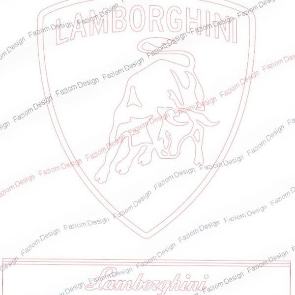 Lamborghini Svg - Etsy