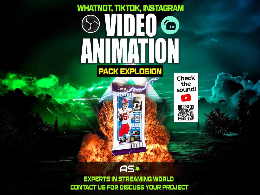 Animated Stream Overlay | Pack Explosion Video Effect (digital Download ...