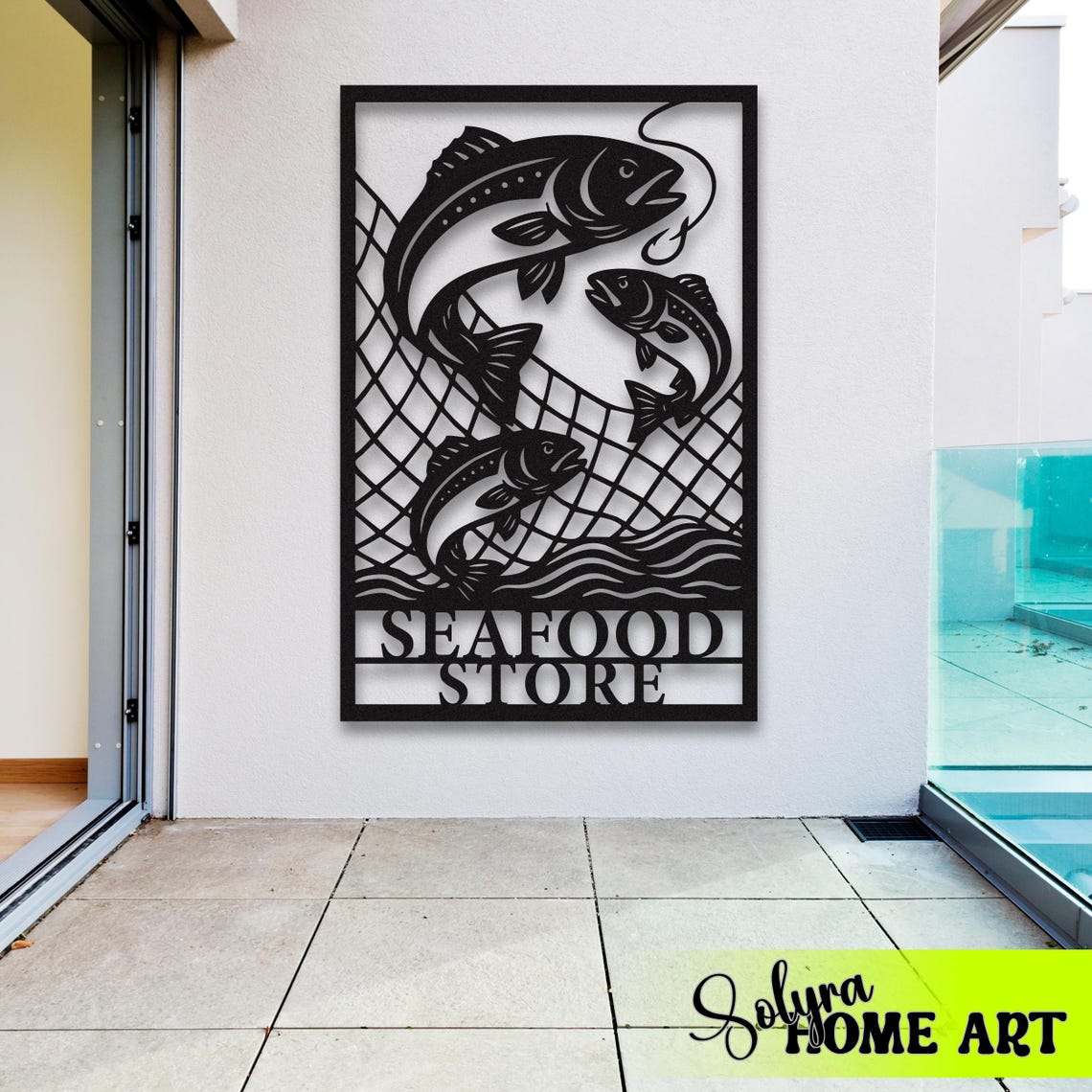 Custom Metal Sign - Personalized Fisherman Metal Wall Art, Nautical ...