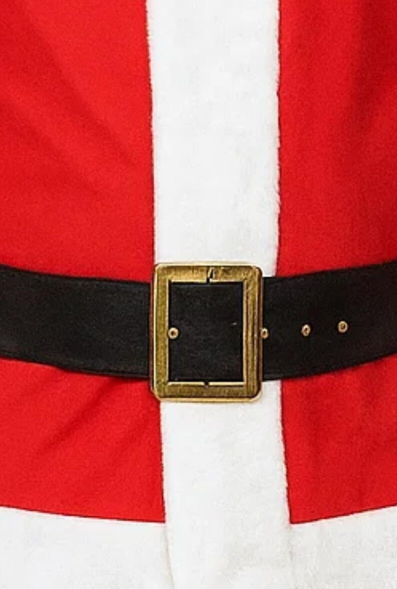 Handmade Men’s Santa Claus Costume – Red Santa Suit With Hat Belt ...