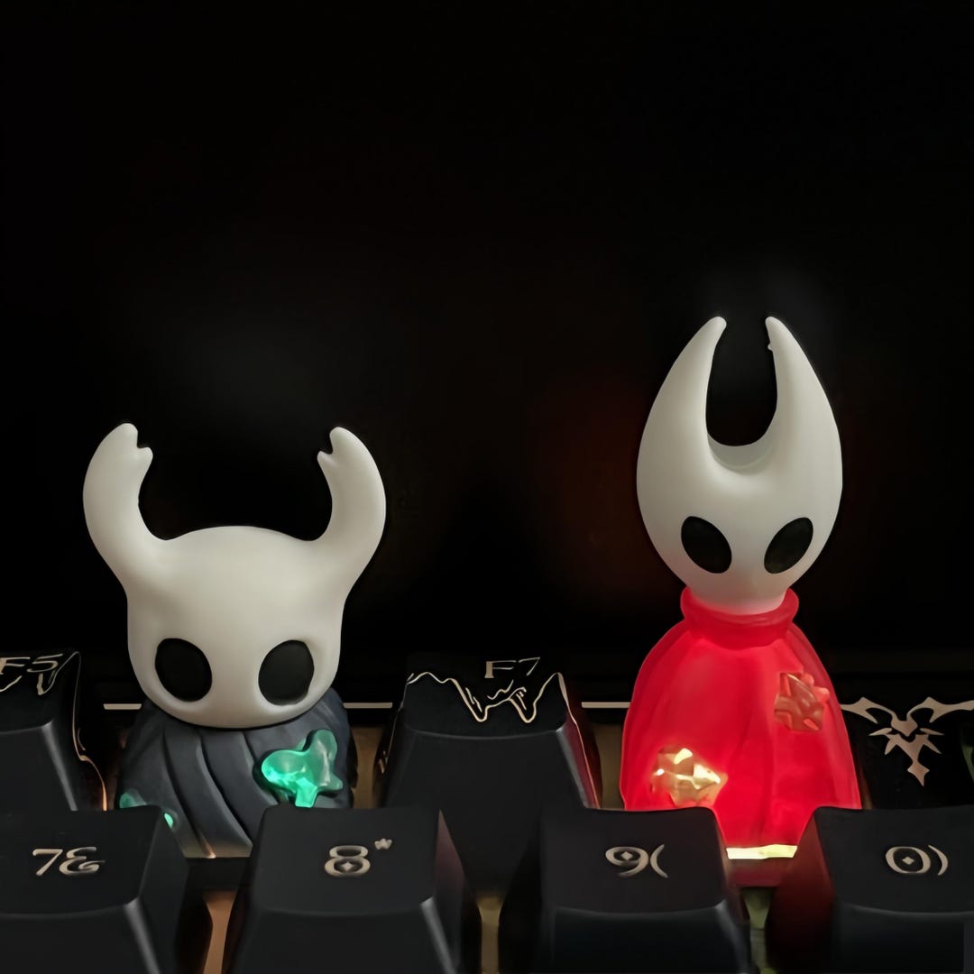 Hollow Knight Silksong Keycap Set Hornet and Knight Mechanical Keyboard ...