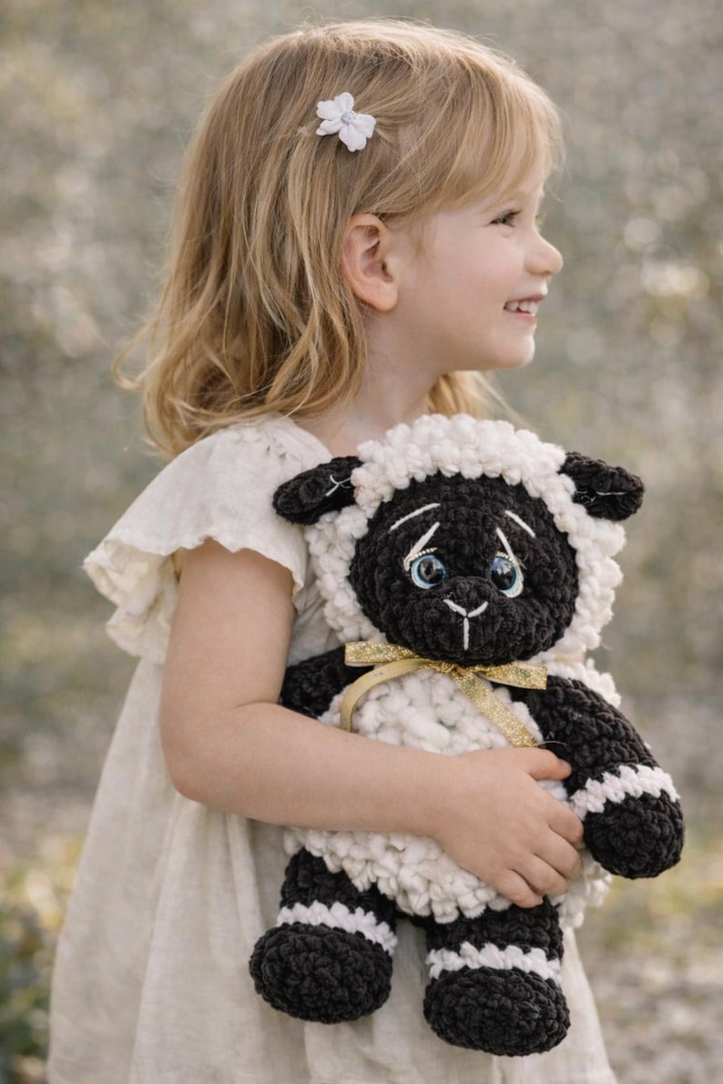 Sheep Crochet Pattern PDF — 14inh Plush Amigurumi, Ultra-soft Fluffy ...