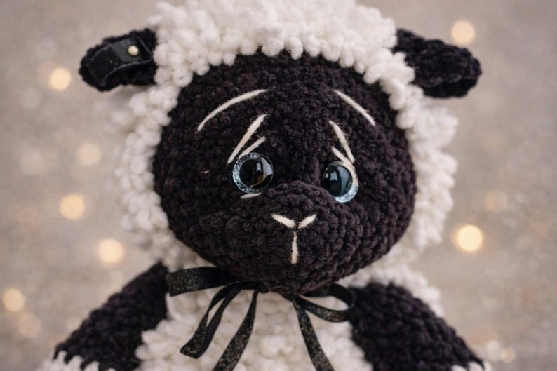 Sheep Crochet Pattern PDF — 14inh Plush Amigurumi, Ultra-soft Fluffy ...