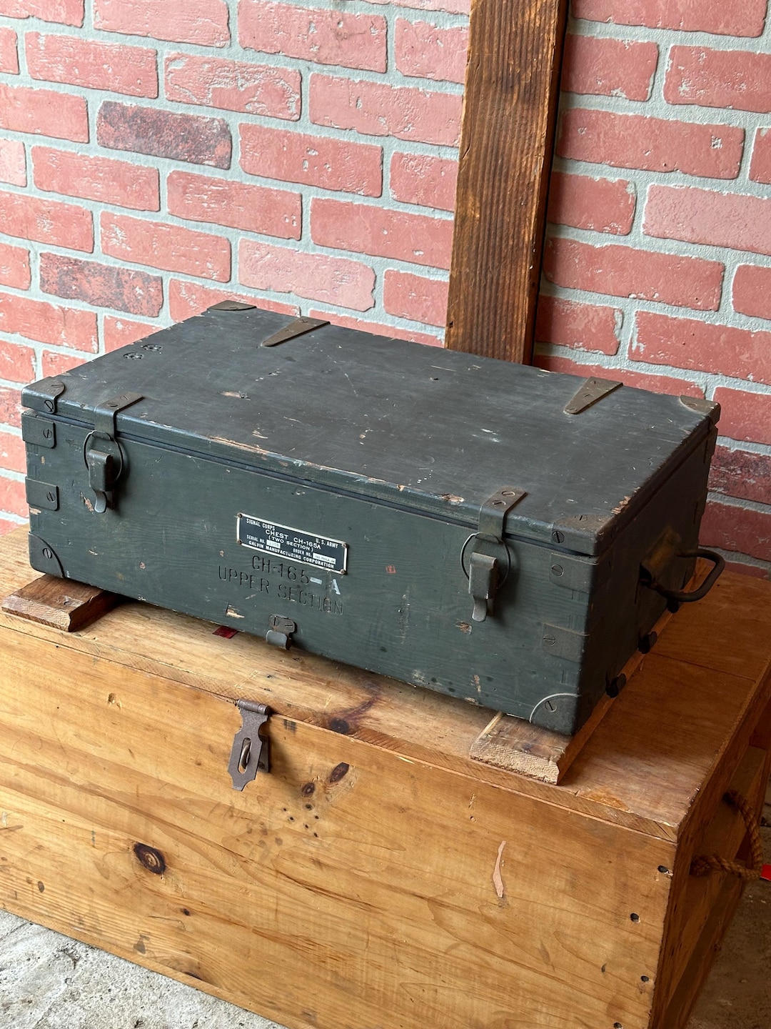 Vintage Army Signal Corps Chest - Etsy