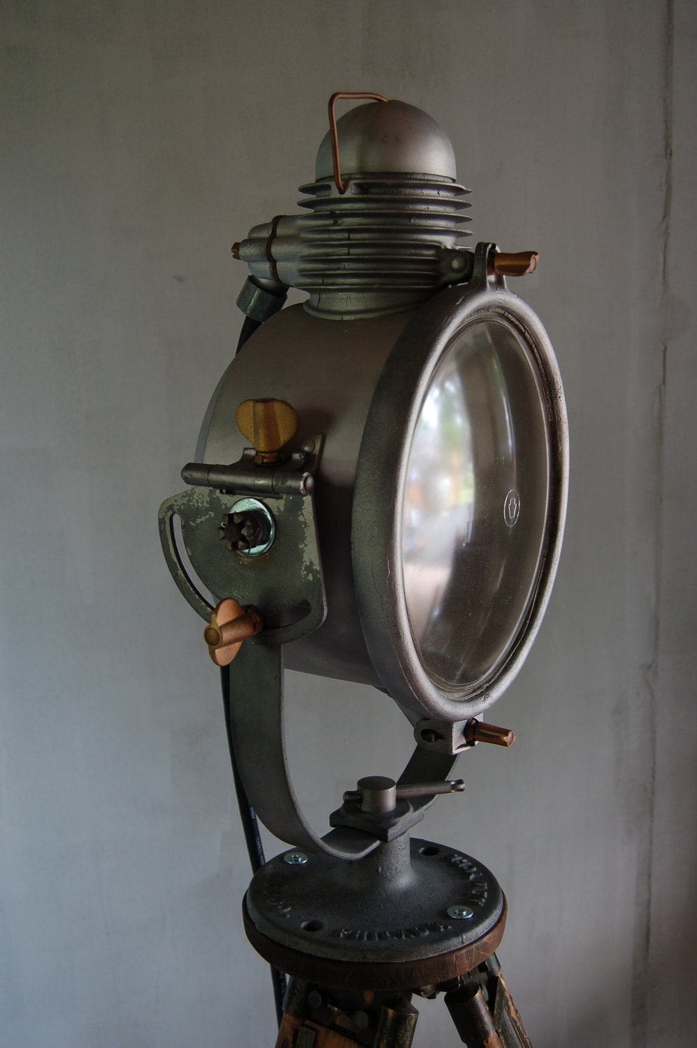 Vintage Industrial Searchlight - Etsy