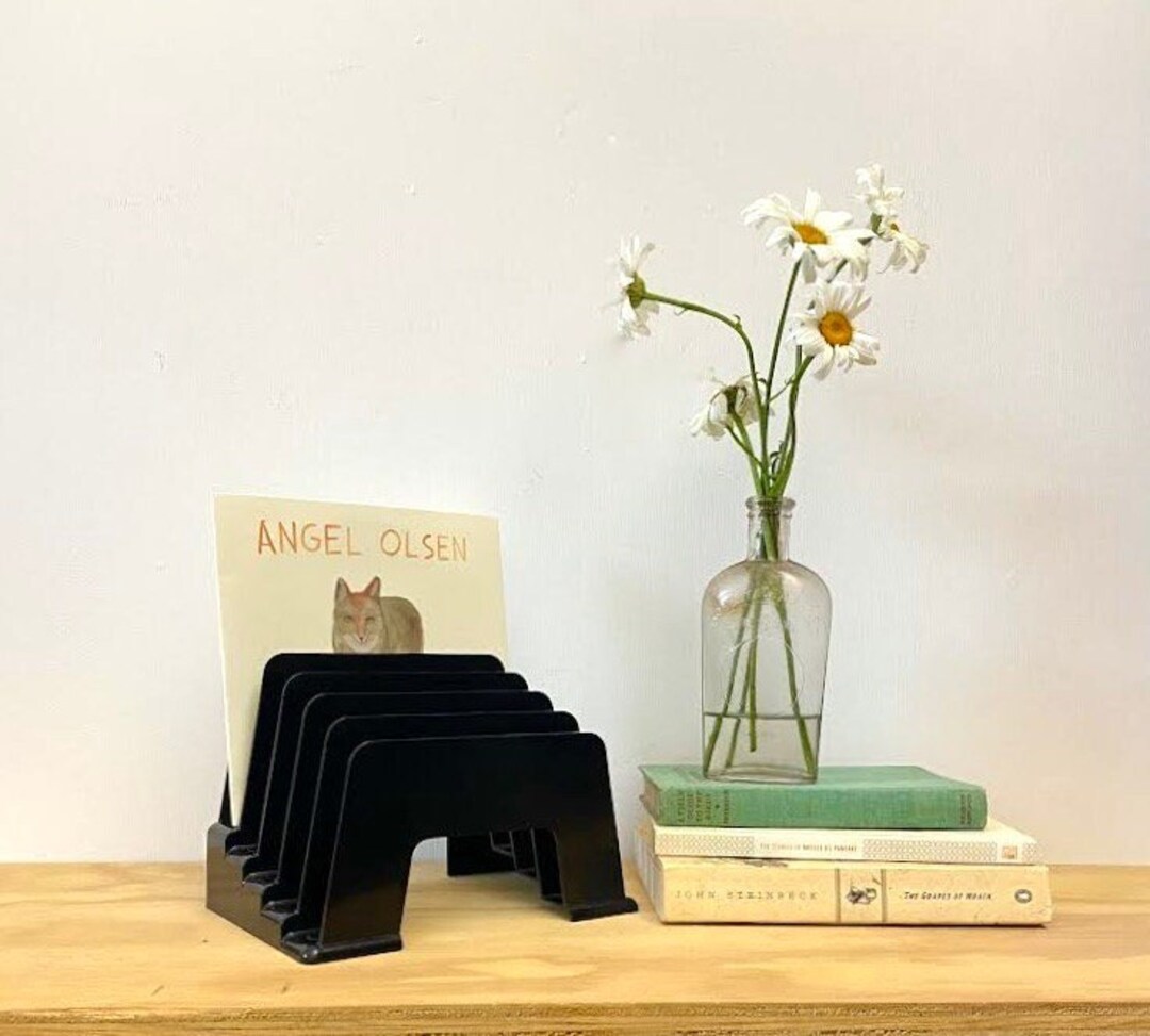 Plastic 45 Record Holder Display Organizer Stand 7 Inch Single Vinyl ...