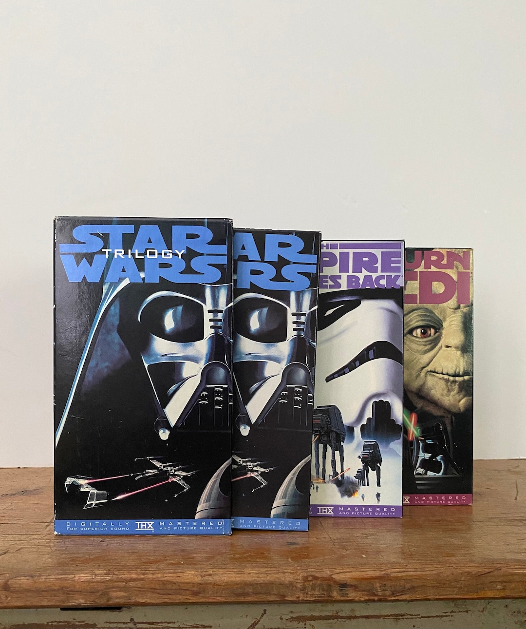 Star Wars Trilogy VHS Boxset Tape Cassette Video Box Set A New Hope ...
