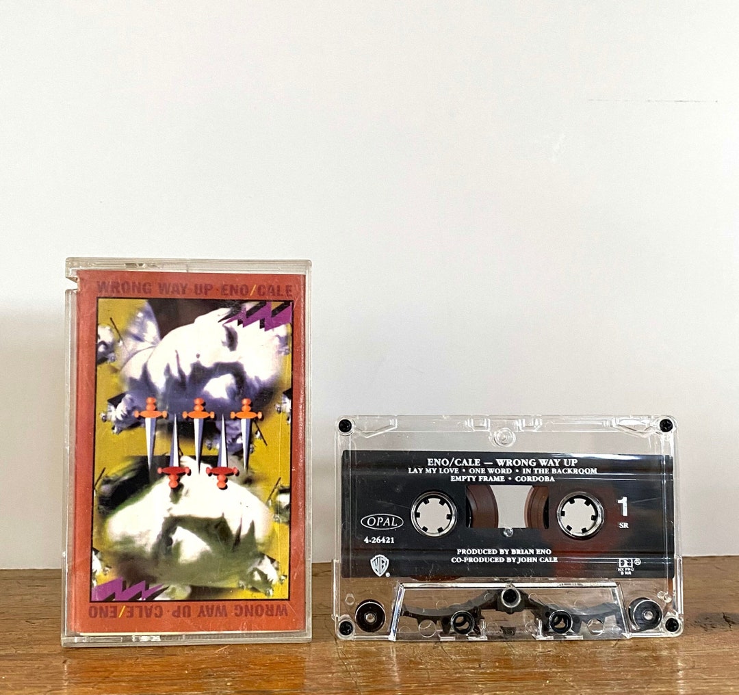 Eno / Cale Wrong Way up Cassette Tape Album Brian Eno John Cale 1990 ... Eno / Cale Wrong Way up Cassette Tape Album Brian Eno John Cale 1990 ...