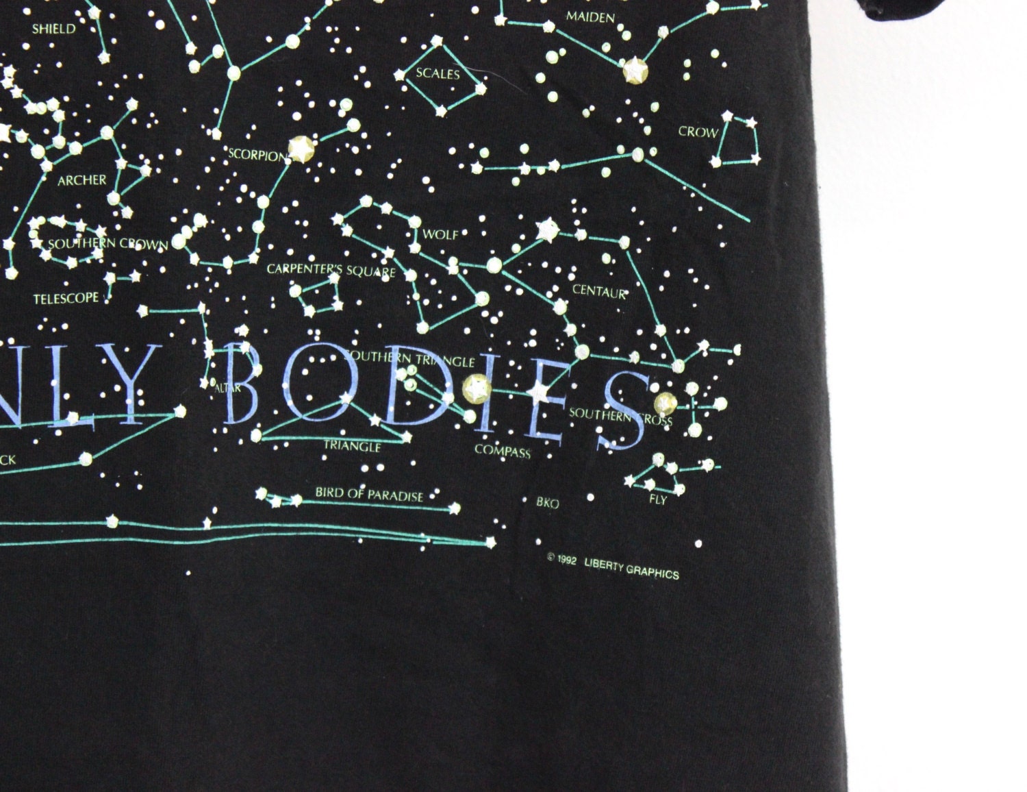 Vintage Constellations T Shirt Mens Medium Unisex Womens Stars Heavenly ...