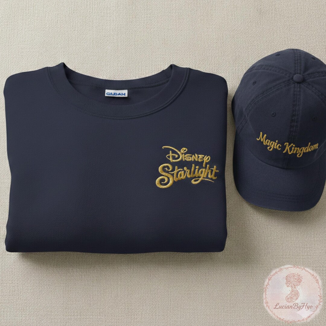 EMBROIDERED Disney Starlight Shirt, Magic Kingdom Sweatshirt, Disney ...