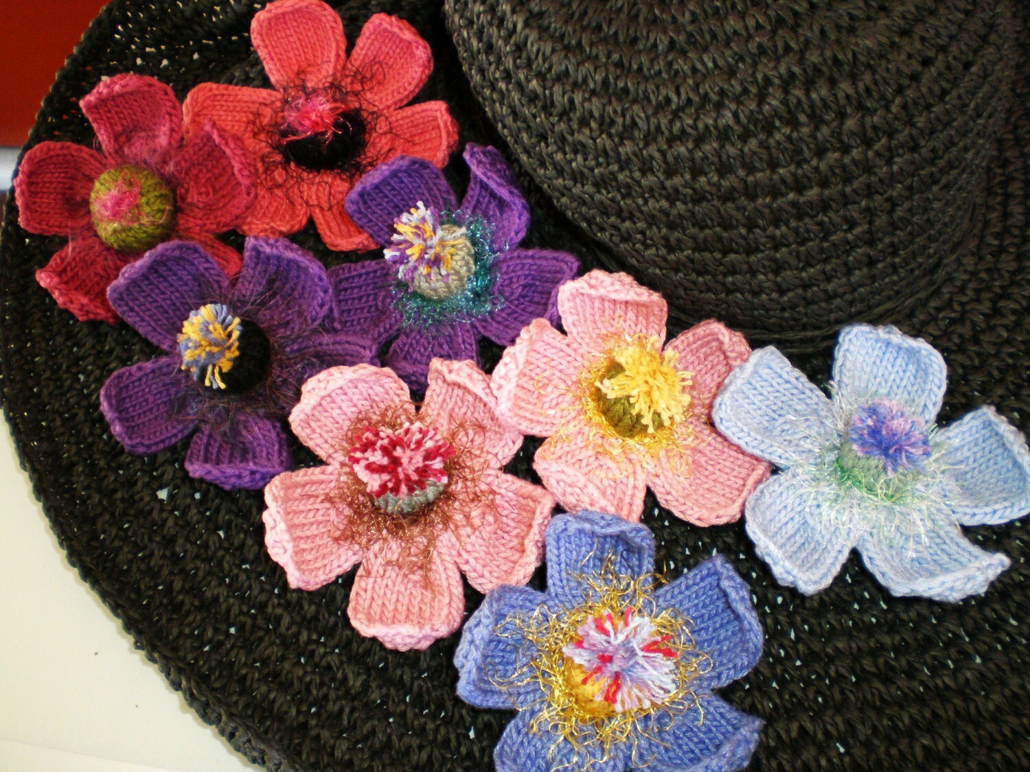 PDF Knitting Pattern - Daisy Knit Flower - Etsy