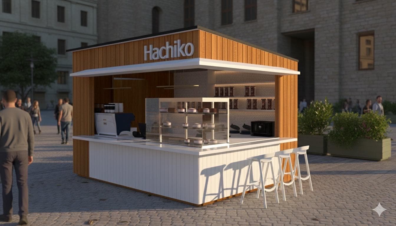 Coffee Kiosk Design Plan: Compact Cafe Booth Layout (PDF + CAD) - Etsy