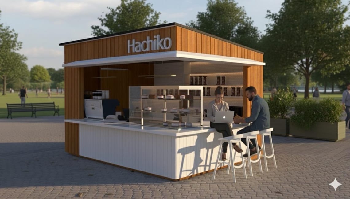 Coffee Kiosk Design Plan: Compact Cafe Booth Layout (PDF + CAD) - Etsy