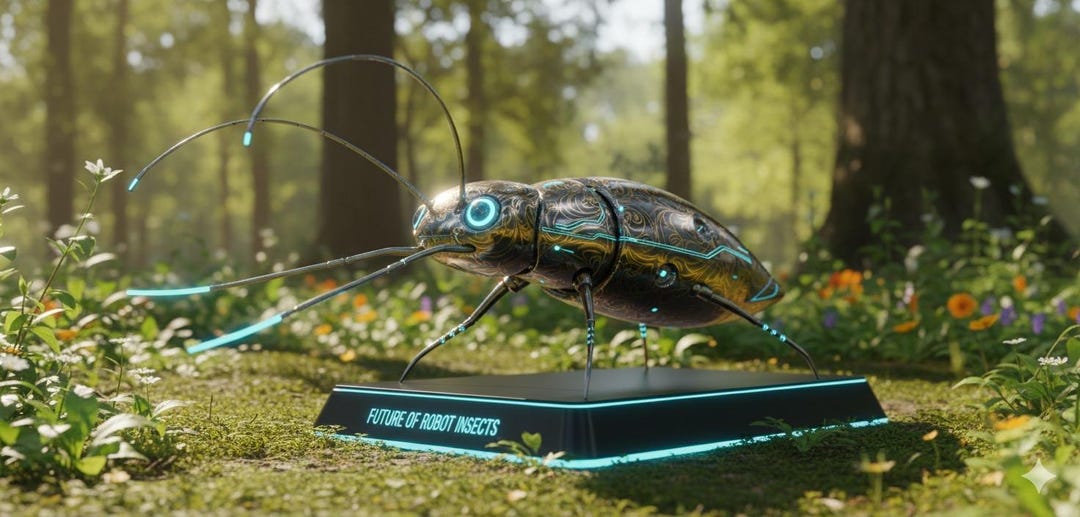 Futuristic Robot Insects Art Print | Sci-fi Bug Illustration | Digital ...