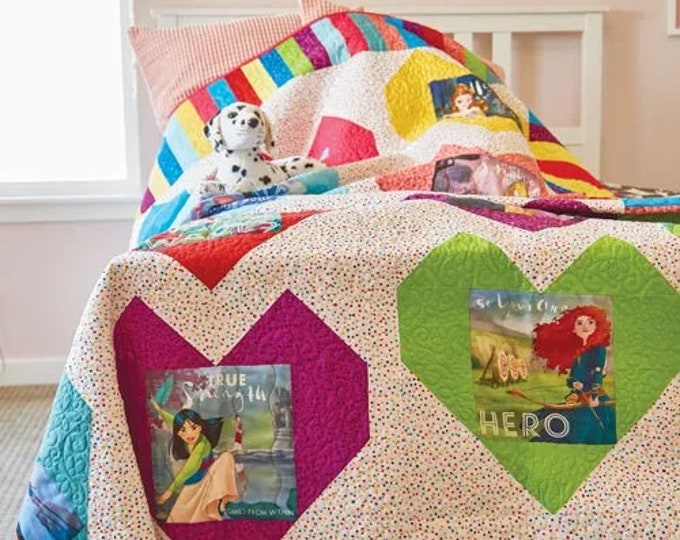 Disney Princesses Quilt Kit 74" X 92" OOP - Etsy