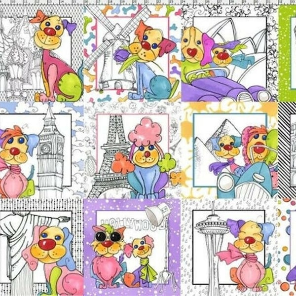 Dog Fabric Panels - Etsy