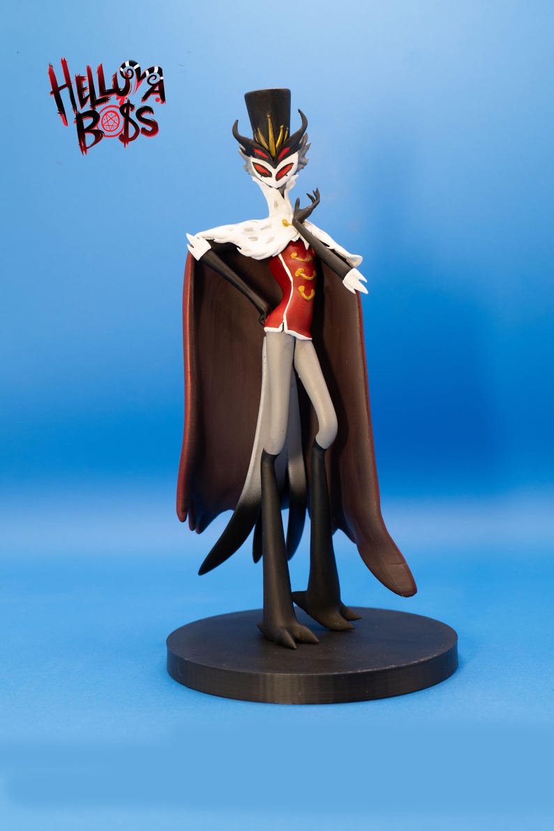 Stolas Helluva Boss/resin/hand-painted/fanmade/by Nygua_3d Please Read ...