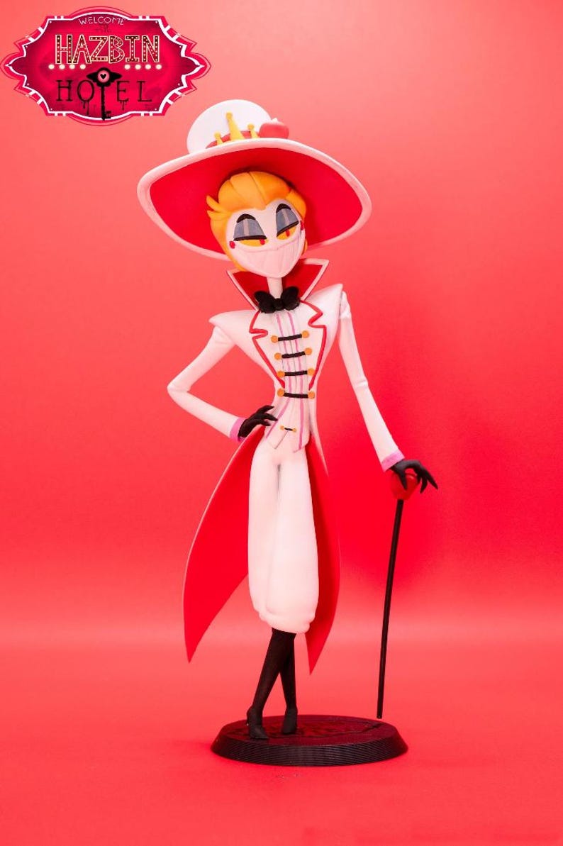 Lucifer Hazbin Hotel - High Quality ABS Resin - Hand-painted Fanart - Etsy