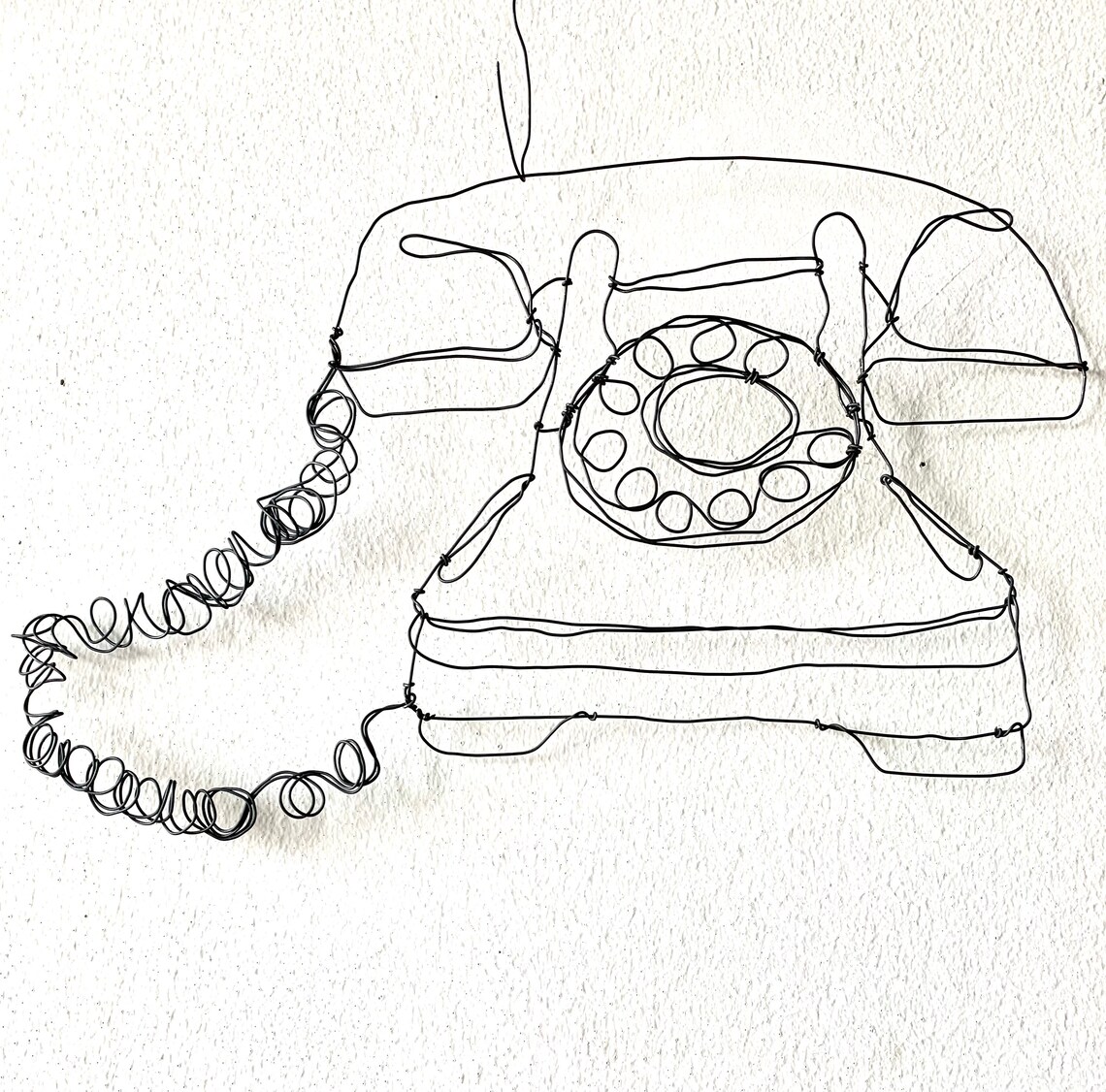 Vintage Telephone Wire Sculpture Wall Art - Etsy