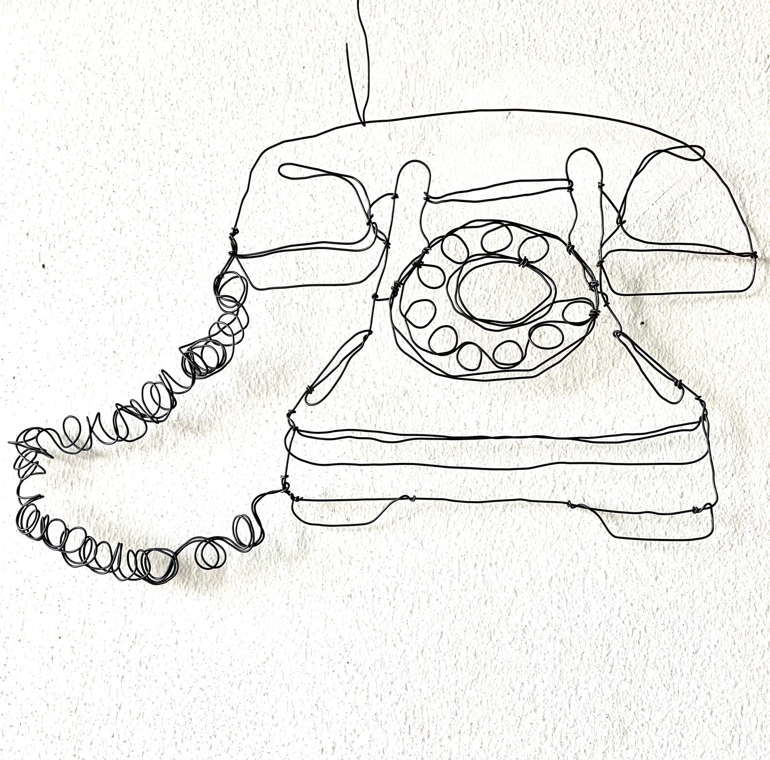 Vintage Telephone Wire Sculpture Wall Art - Etsy