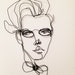 Wire Wall Art - Wire Portrait of a Man With Glasses - Wall Hanging ...
