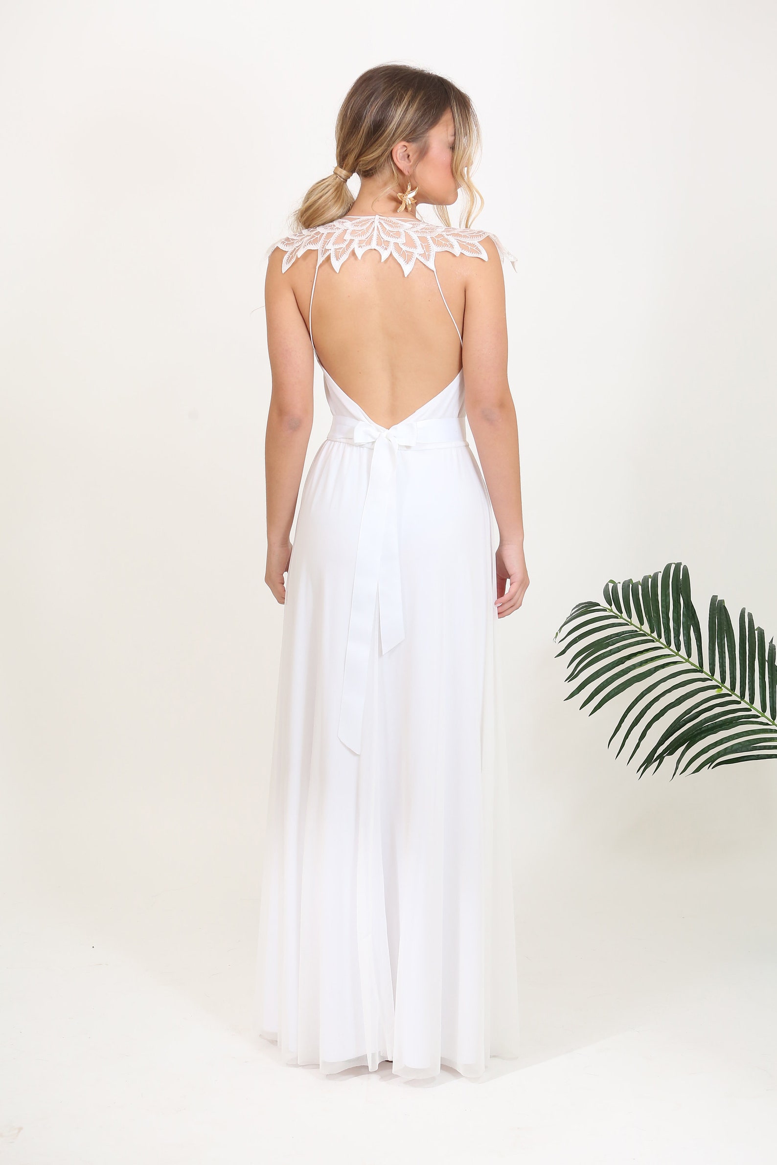 Wedding Dress With Stunning Embroidery Top Wedding Dress - Etsy