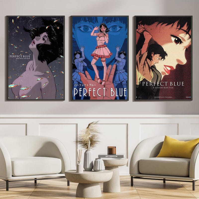 Blue Print Poster - Etsy UK