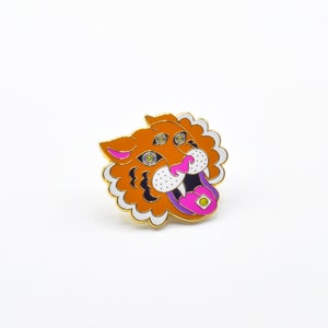 Trippin' Tiger Hard Enamel Pin - Etsy