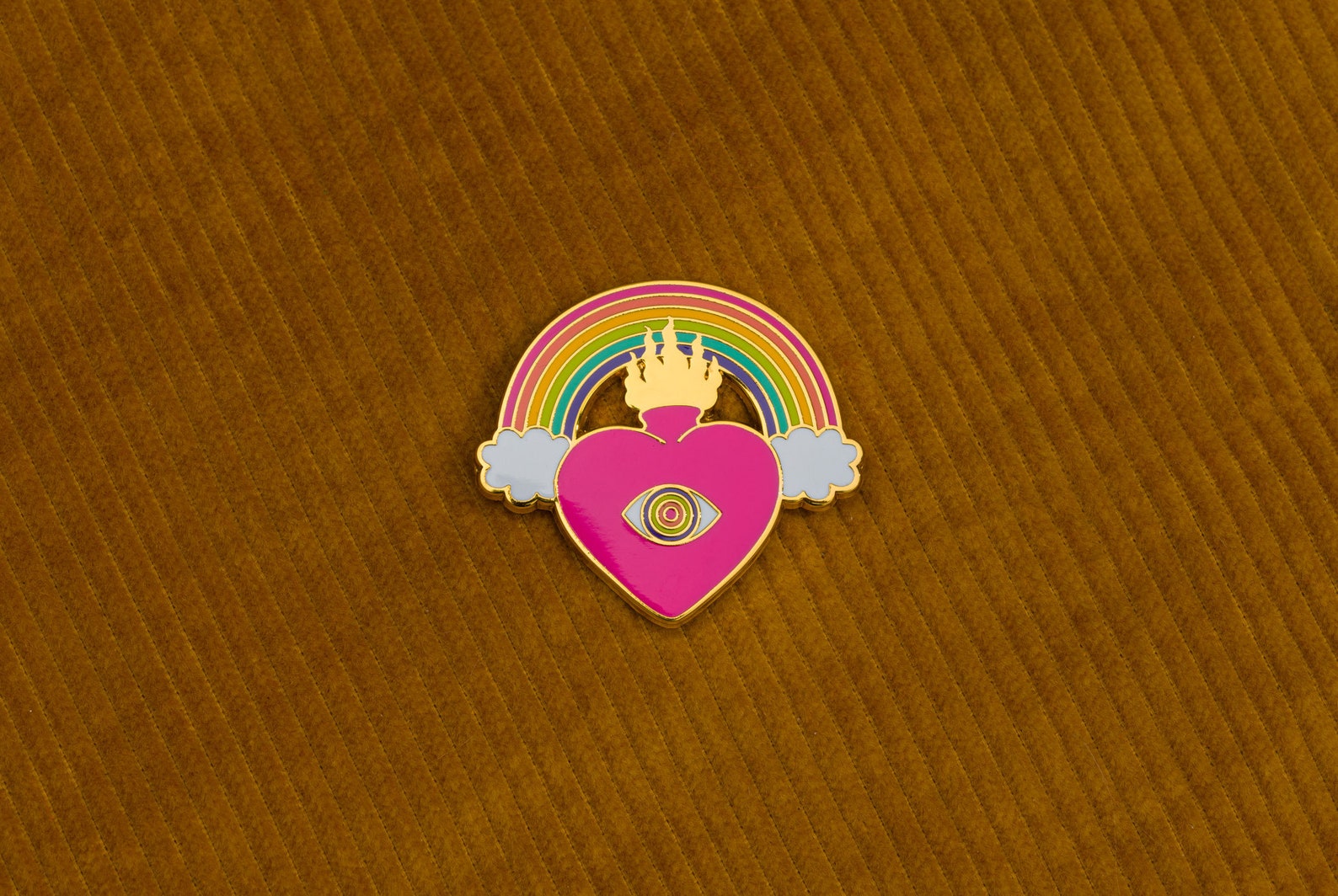 Rainbow Heart Tarot Hard Enamel Pin - Etsy