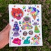 Far Out Flash Jumbo Vinyl Sticker Sheet Groovy Trippy - Etsy
