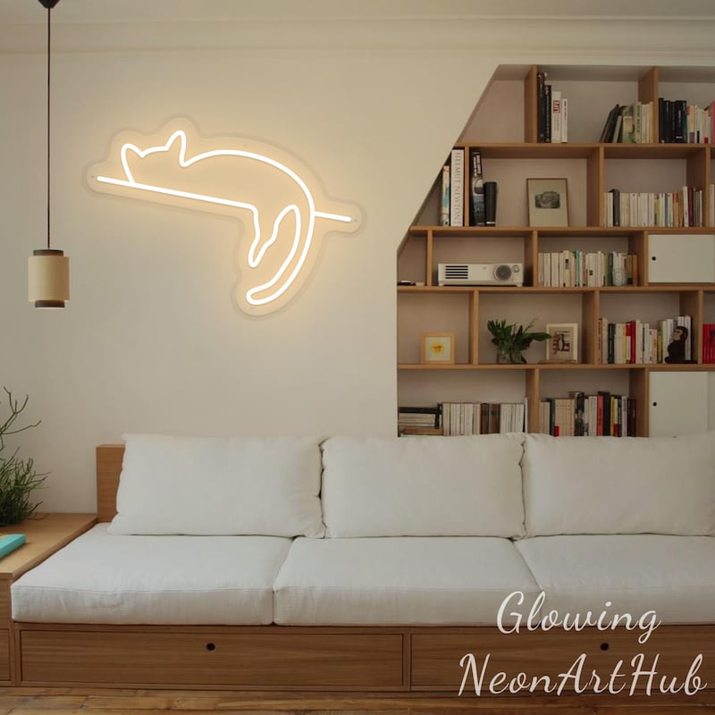 Cute Neon Animal Sign - Etsy