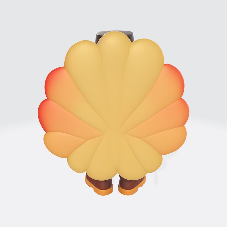 3D Baby Turkey Model, Thanksgiving Decor STL/OBJ (digital Download) - Etsy