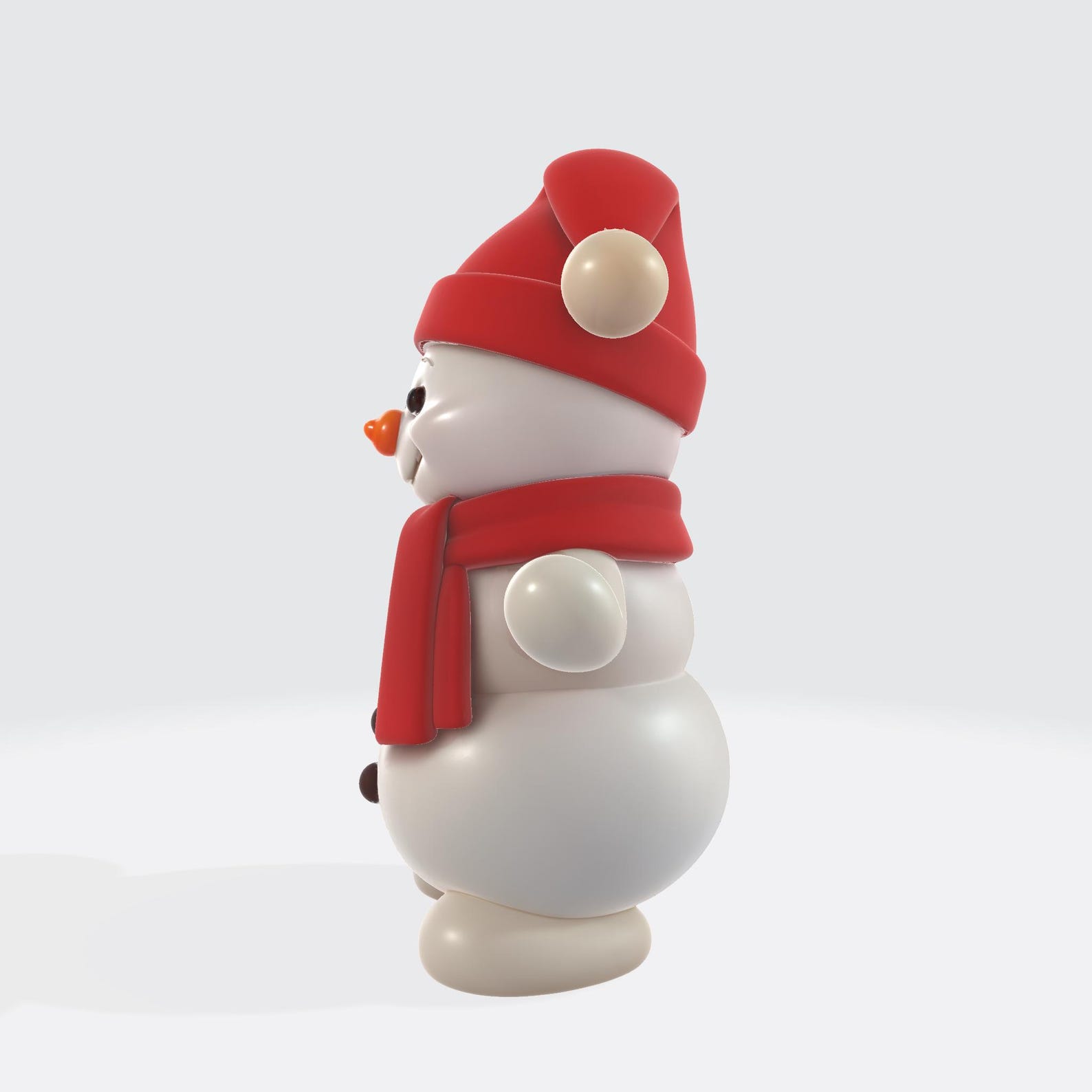3D Print Christmas Snowman: Holiday Decor Figurine (digital Download ...
