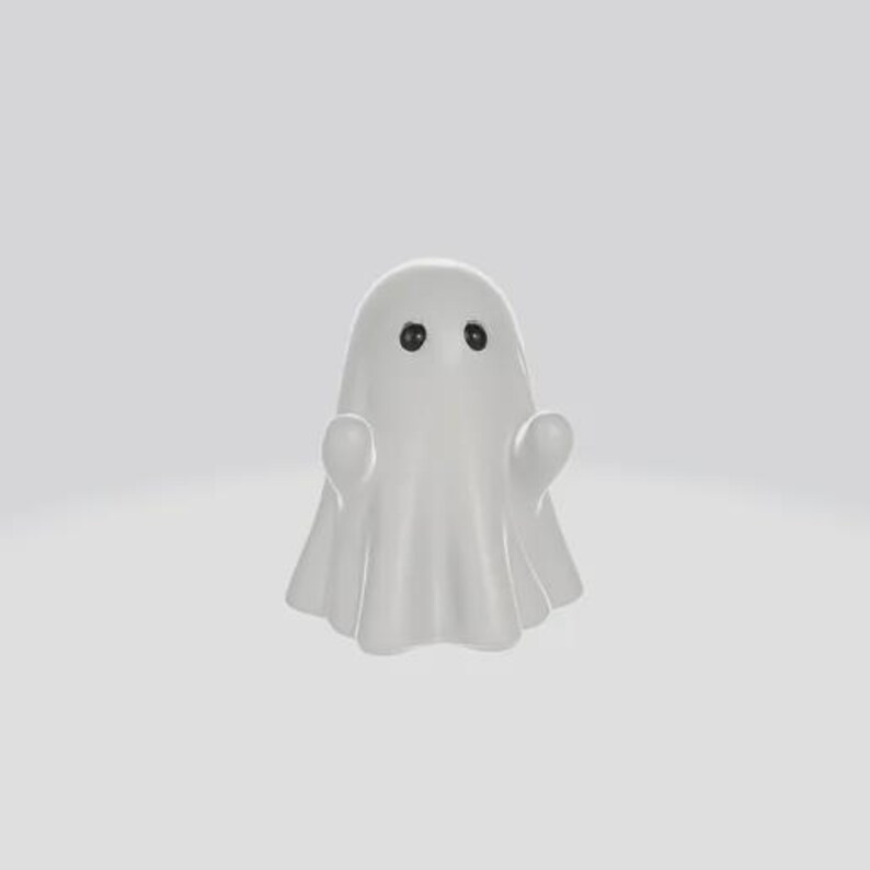 3D Print Ghost Pen Holder: Spooky Desk Organizer (STL/OBJ Digital ...