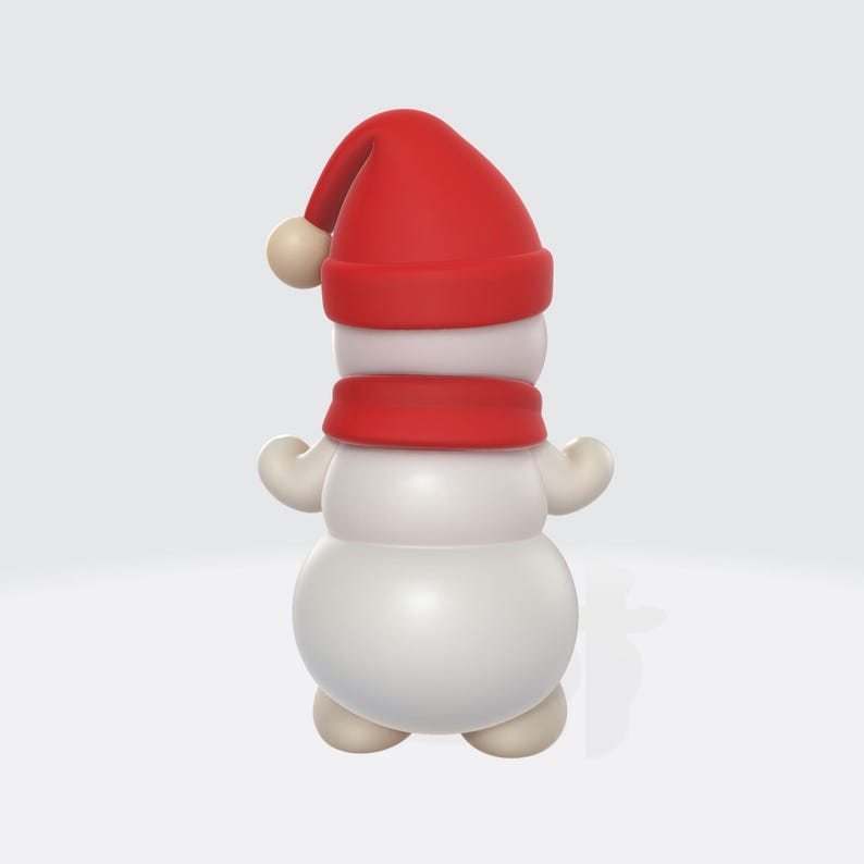 3D Print Christmas Snowman: Holiday Decor Figurine (digital Download ...