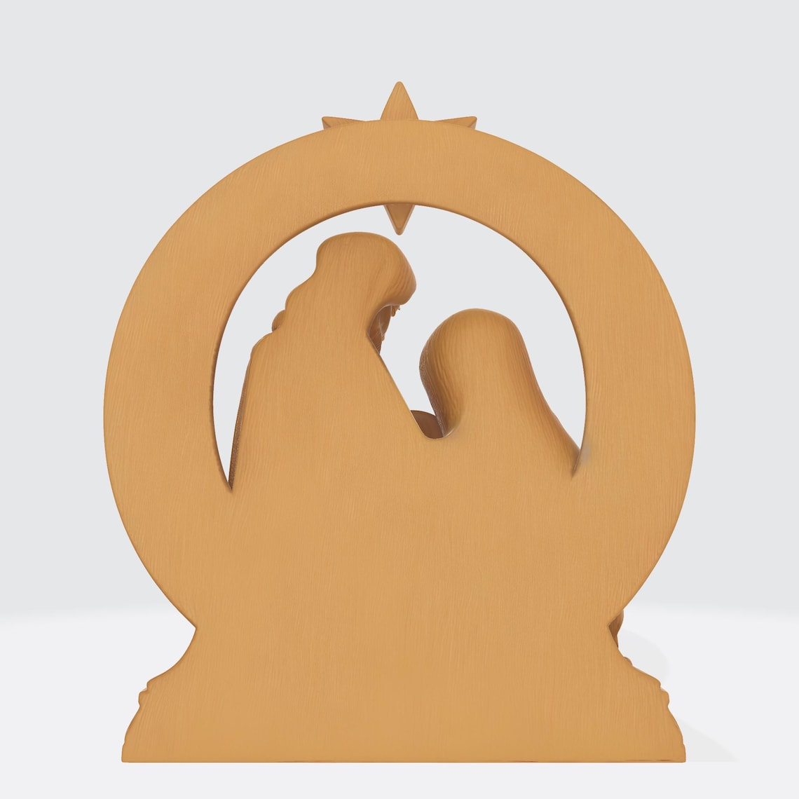 3D Printing Christmas Nativity Scene, Holy Family Ornament (STL/OBJ ...