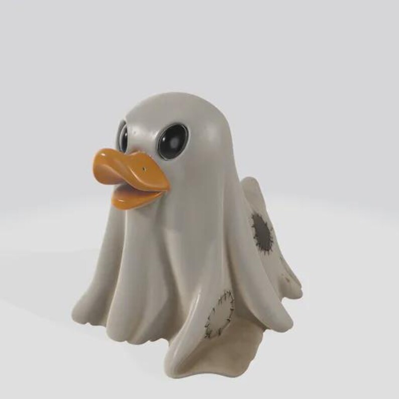 Ghost Duck 3D Print Model: Spooky Halloween Rubber Duck (digital ...