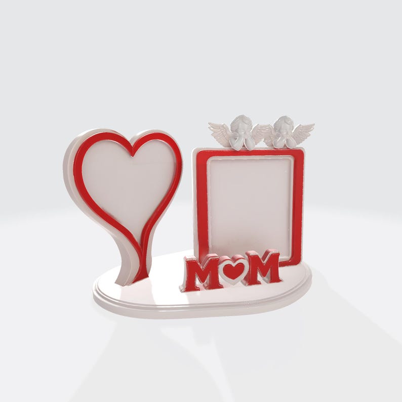 Mom Photo Frame STL OBJ 3d Model File | Mother Daughter Gift 3D Print ...