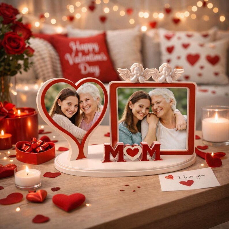 Mom Photo Frame STL OBJ 3d Model File | Mother Daughter Gift 3D Print ...