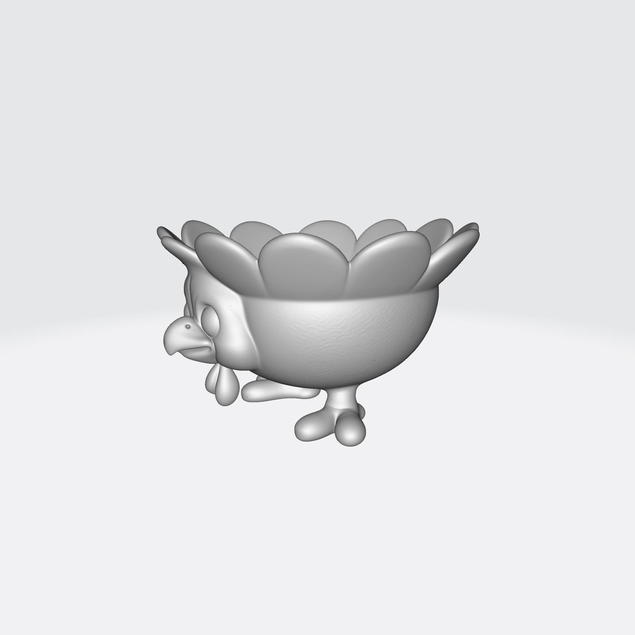 3D Print Turkey Candy Bowl STL/OBJ File: Thanksgiving Table Centerpiece ...