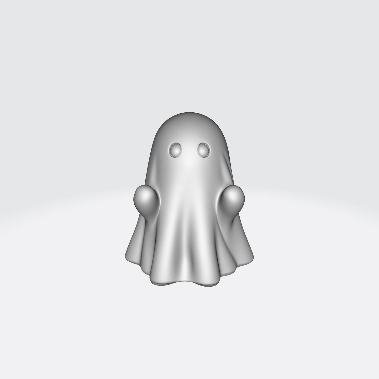 3D Print Ghost Pen Holder: Spooky Desk Organizer (STL/OBJ Digital ...