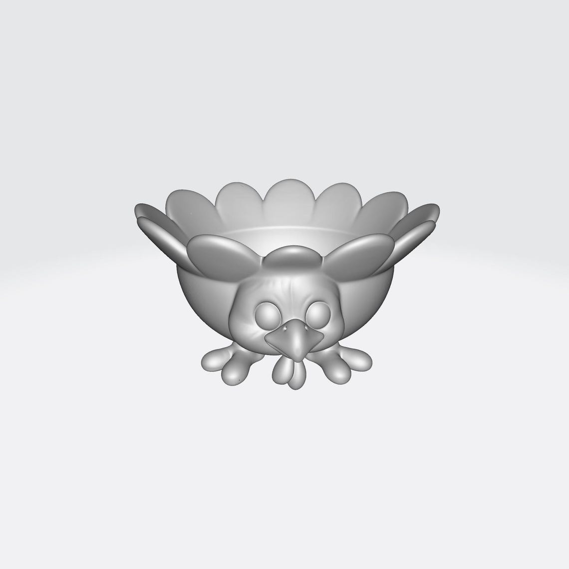 3D Print Turkey Candy Bowl STL/OBJ File: Thanksgiving Table Centerpiece ...